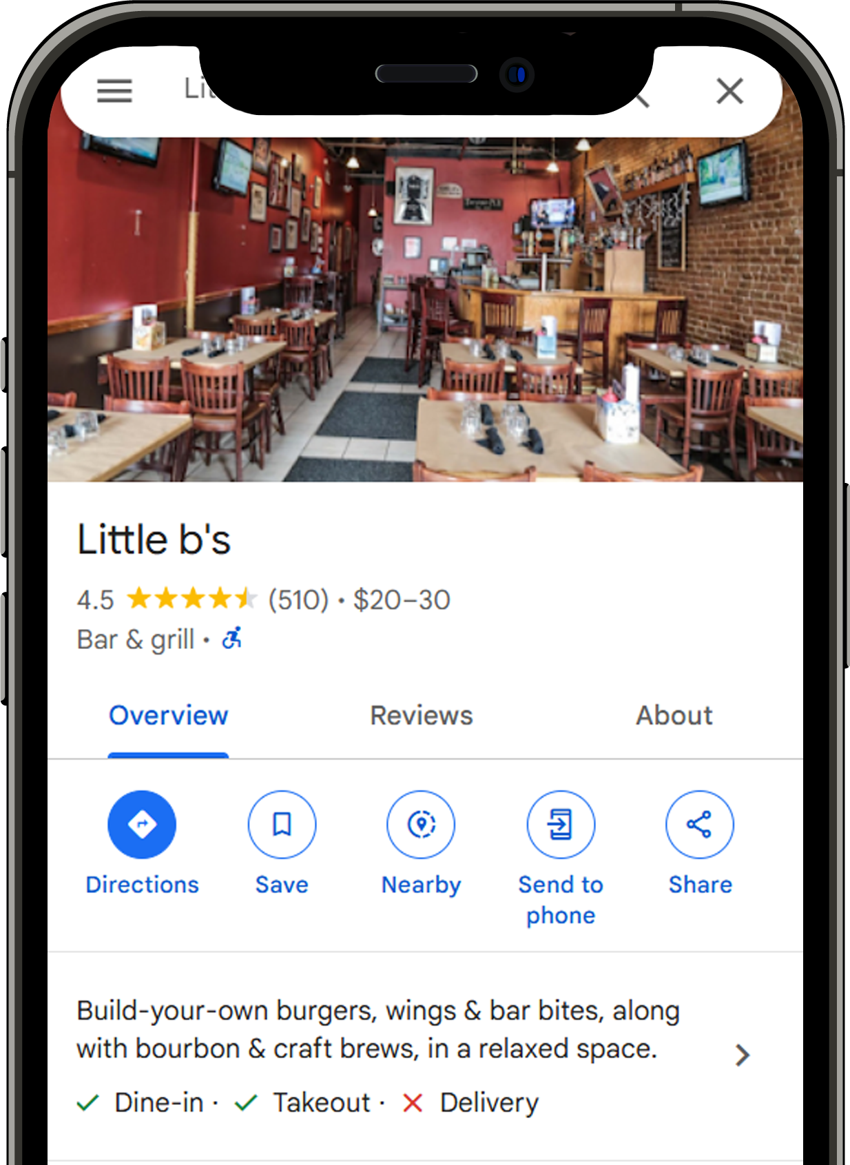 The Best Burger Restaurant in Tarrytown, NY | little b’s